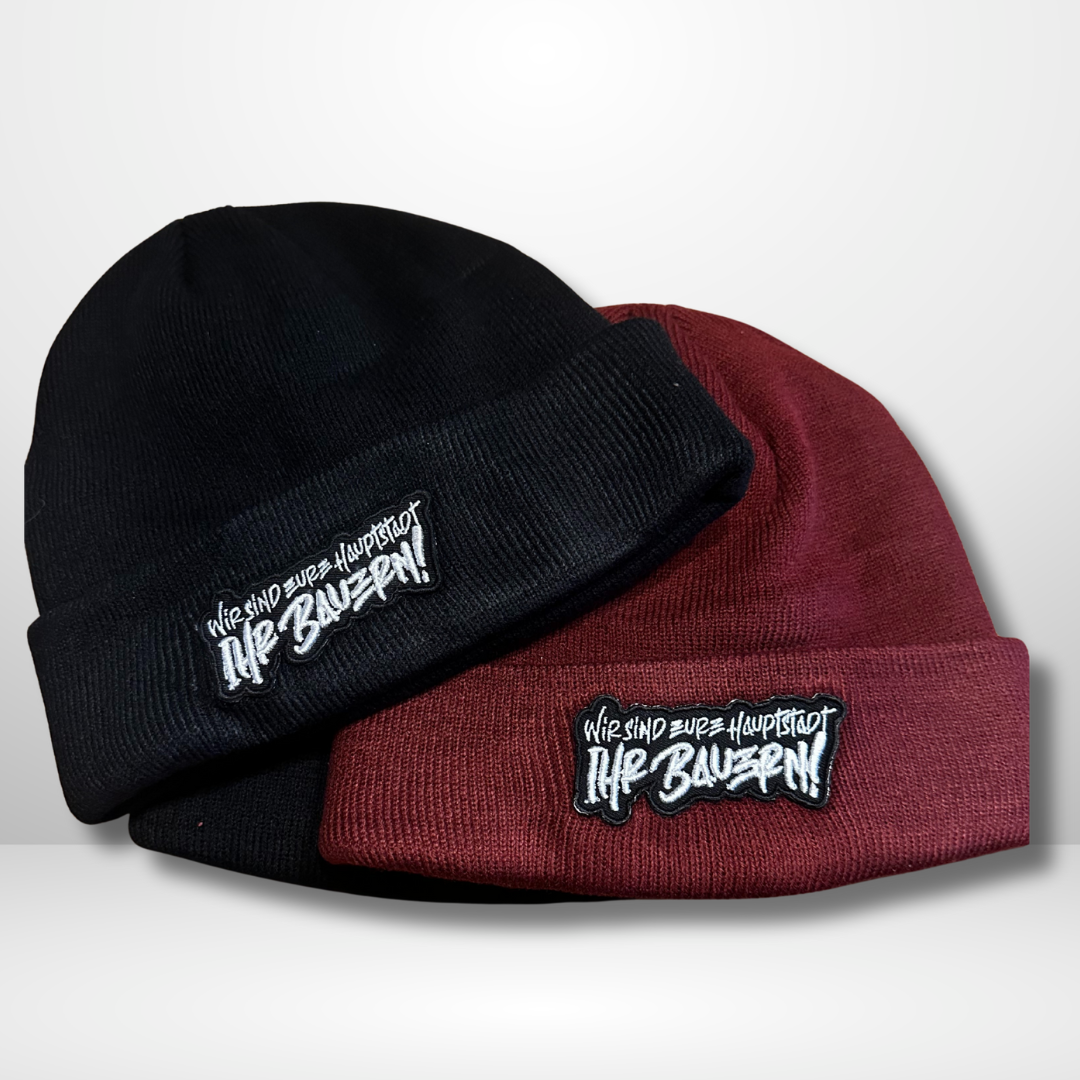 "Wir sind eure Hauptstadt, ihr Bauern!" Beanies in 2 Farben * 2 Broken ...